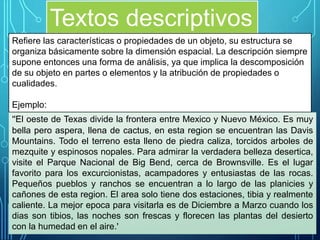 Clases de textos | PPTX