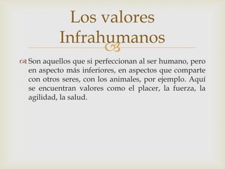 Clases de valores | PPTX