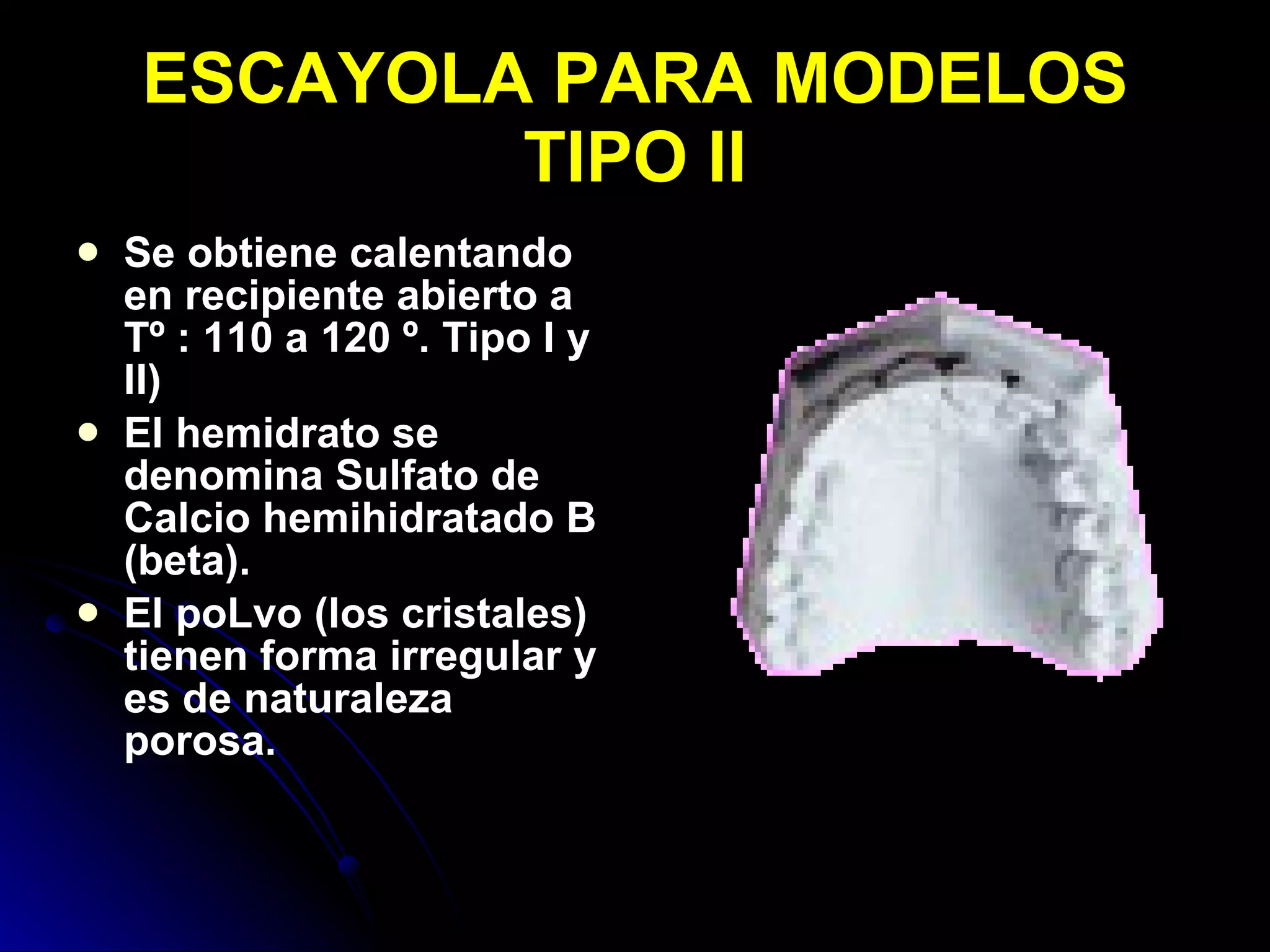 Clases de Yesos en Odontología | PPT