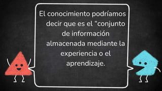 Conocimiento y Pensamiento Lógico | PPTX