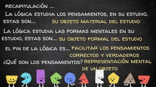 Conocimiento y Pensamiento Lógico | PPT | Descarga gratuita