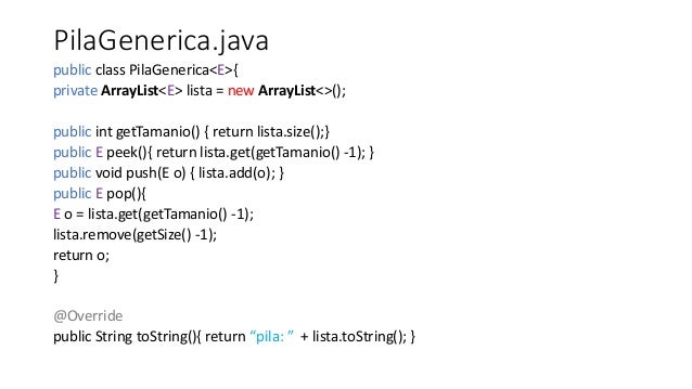 Clases Genéricas en Java