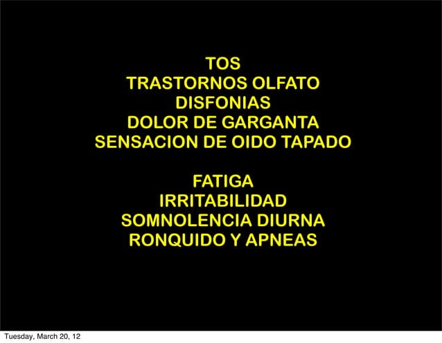 Clase sinusitis aguda y cronica 2012 | PDF