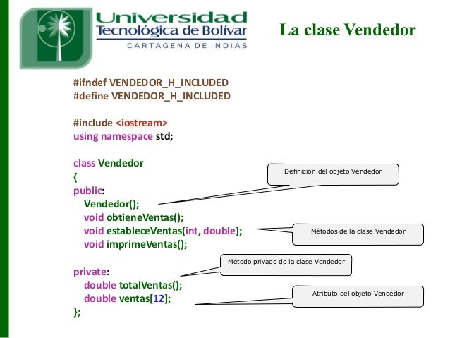 Definición de clases en POO