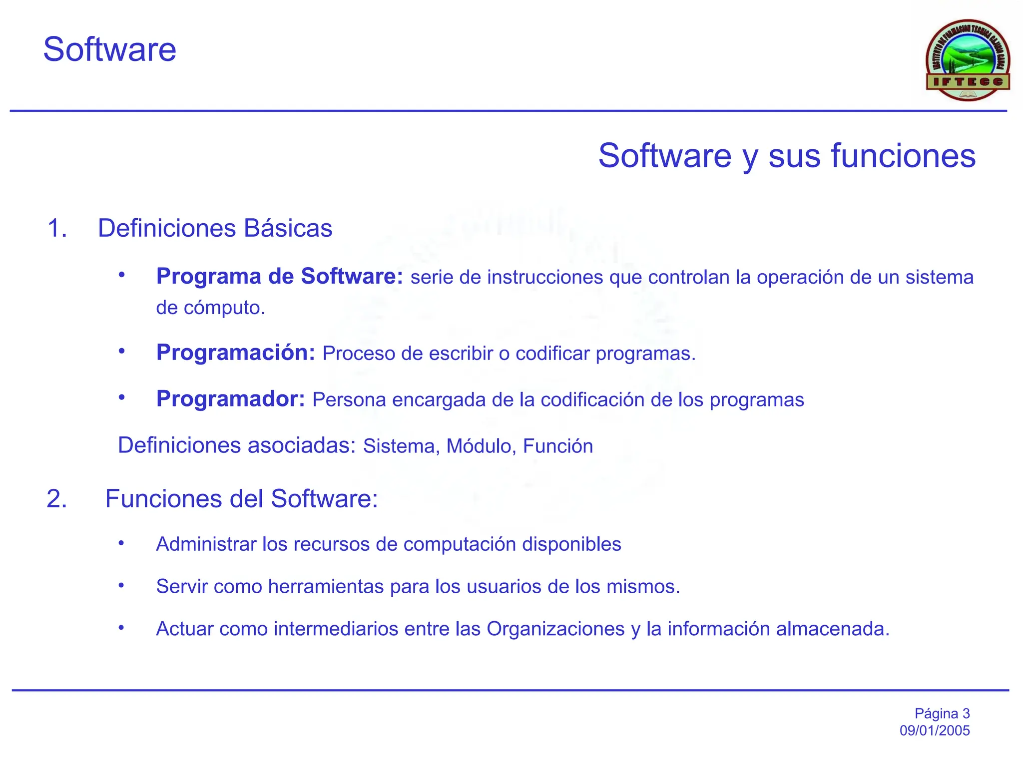 el software y sus partes , software de sistemas | PPT