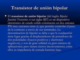 Clase transistor | PPT