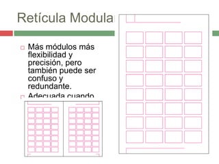 Clase vii la reticula_diagramación | PPTX