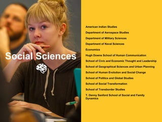 ASU College of Liberal Arts and Sciences Fact Sheet | PPT