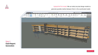 5 Steps of Generating Clash Report Using Navisworks | PPTX