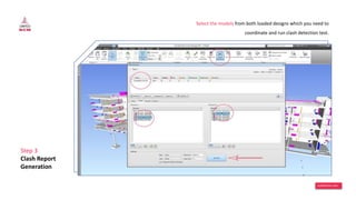 5 Steps of Generating Clash Report Using Navisworks | PPTX