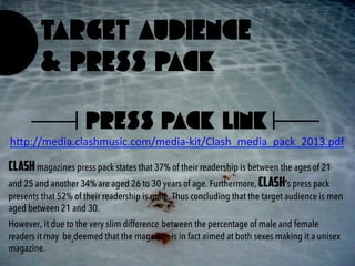 Clash magazine analysis | PPT