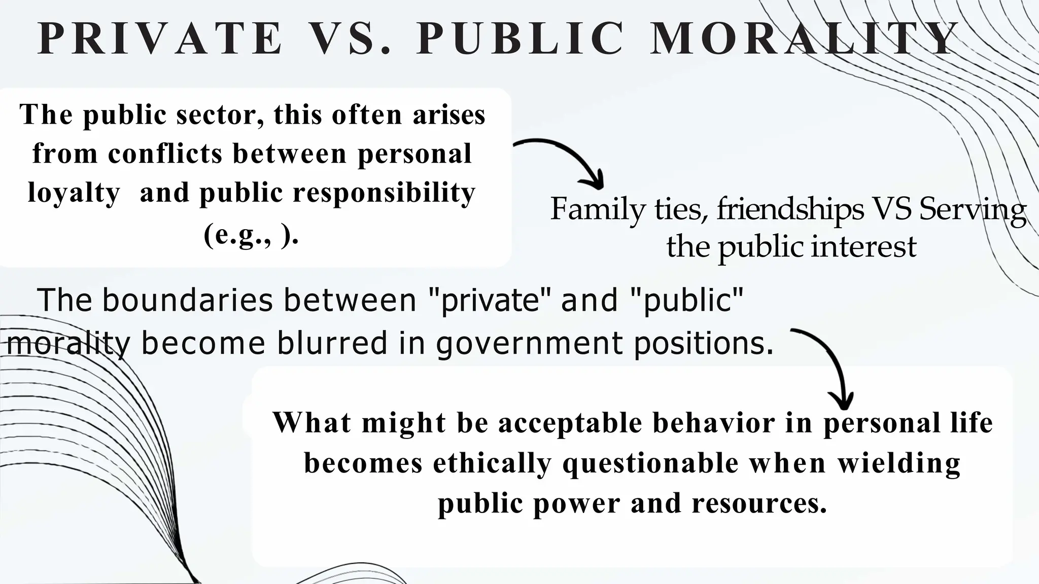 clashing moral values.pptx on the public sector organization | PPTX