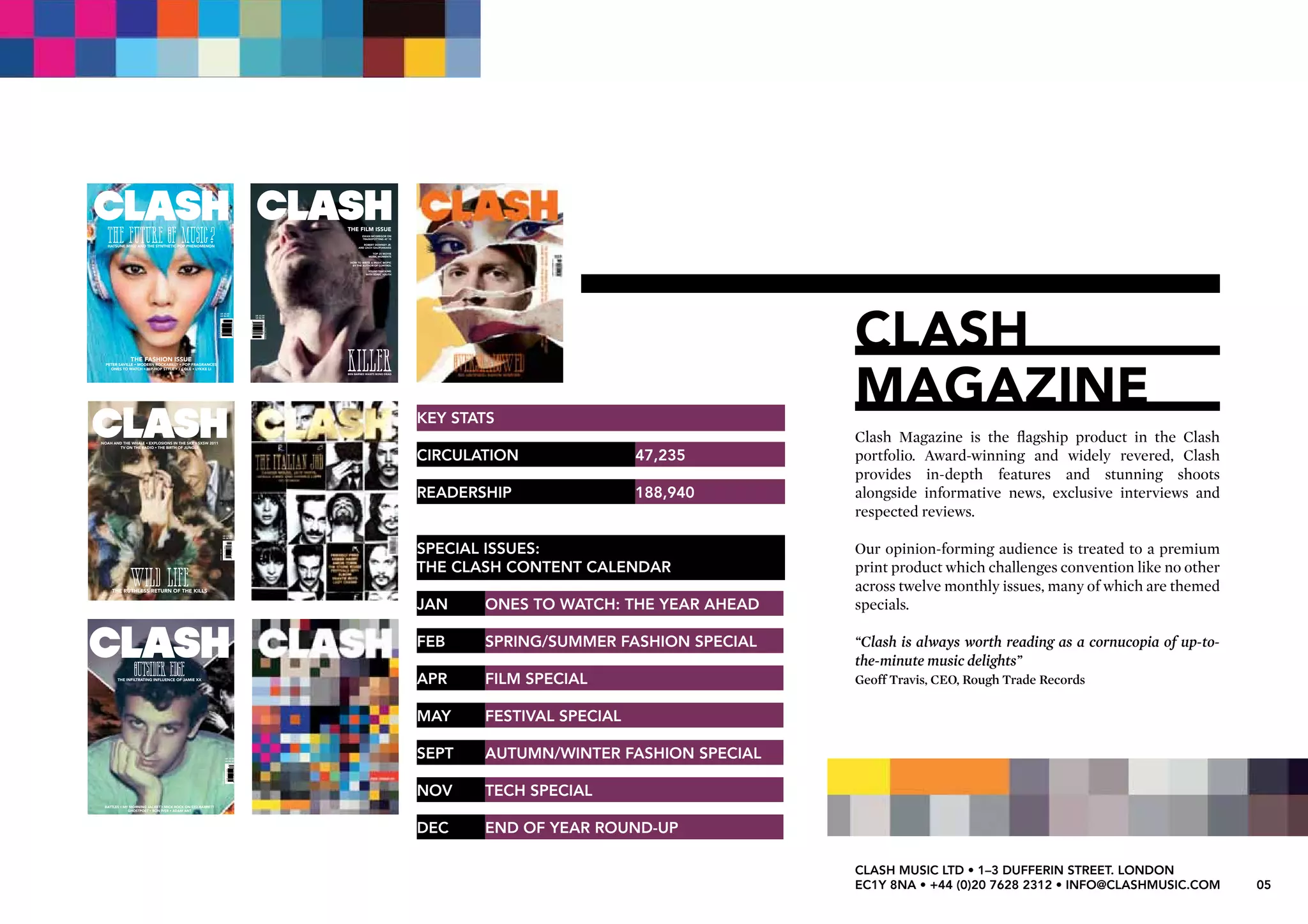 Clash media kit | PDF