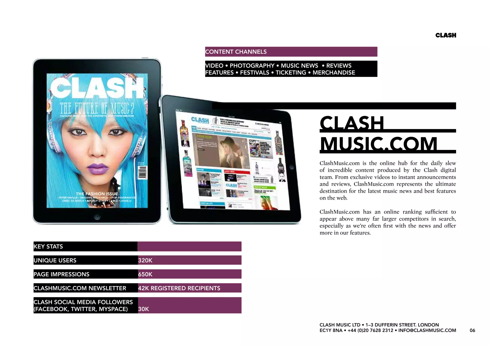 Clash media kit | PDF