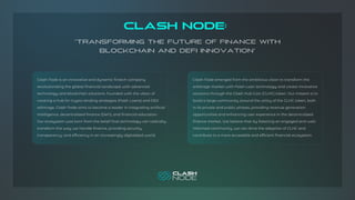 CLASH NODE PRESENTATION AND COMPENSATION PLAN | PPT