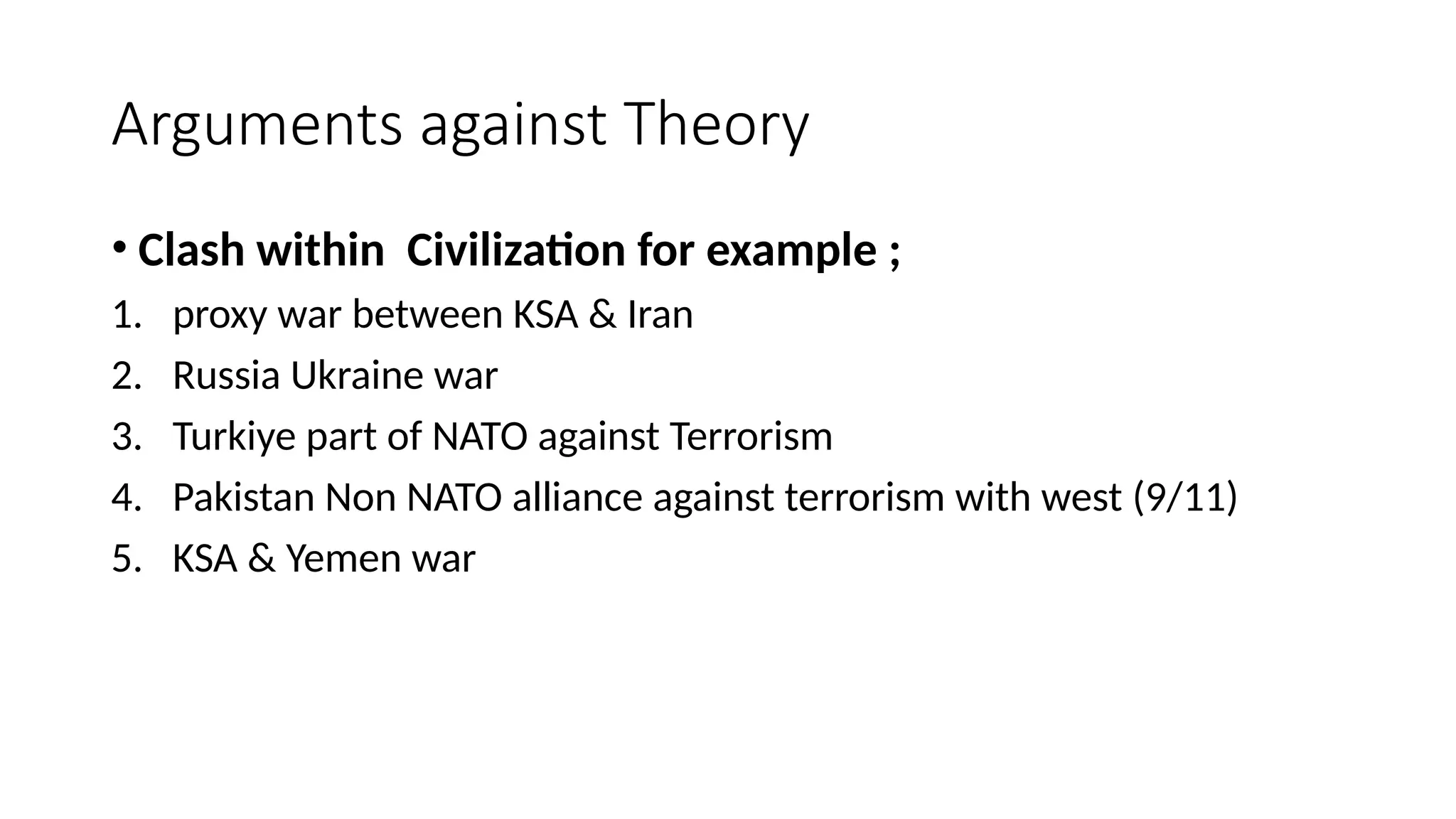 Clash of Civilization. tells about conflicts | PPT