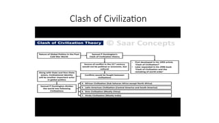 Clash of Civilization. tells about conflicts | PPT
