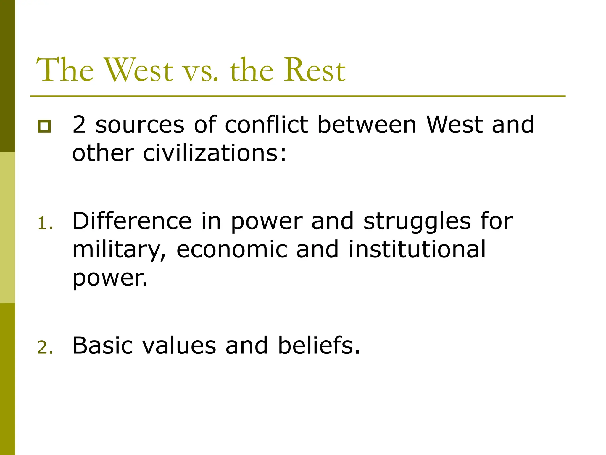clash of civilization ppt.pptx culture and civilization | PPTX