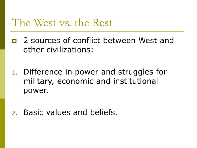 clash of civilization ppt.pptx culture and civilization | PPTX
