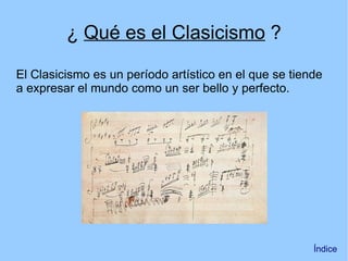 Clasicismo | PDF