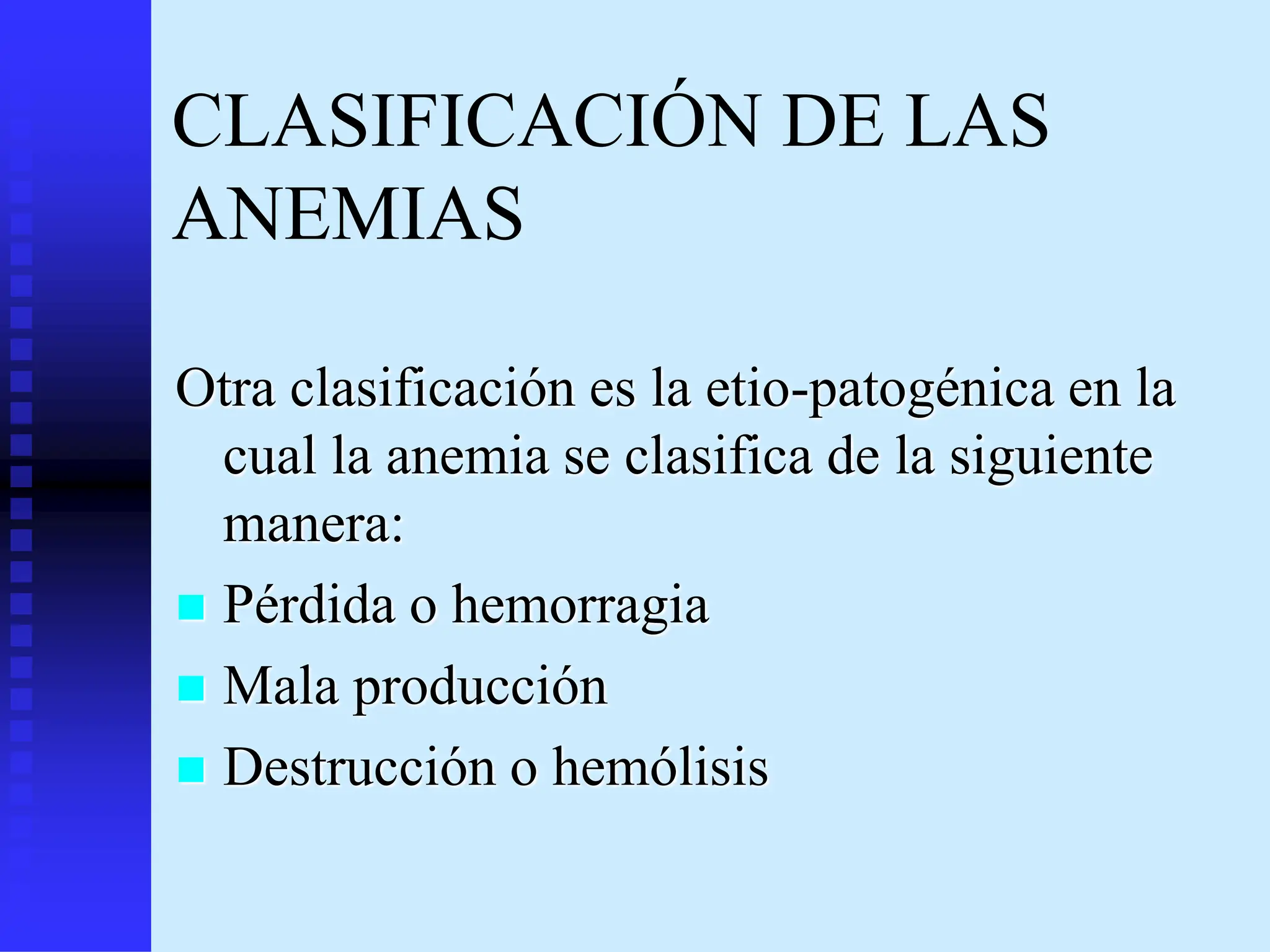 Clasificación De Las Anemias Hematologia Ppt