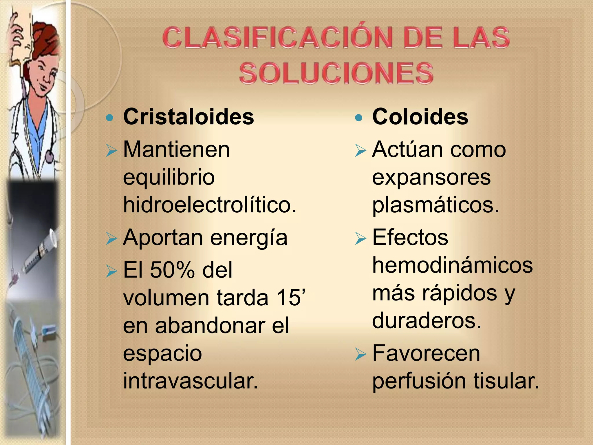Clasificación de-las-soluciones-intravenosa ssssss | PPTX | Chemistry ...