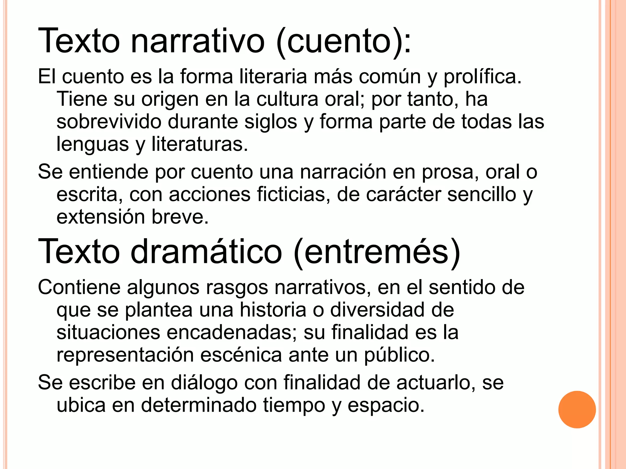 Clasificación. textos recreativos presentacion pawer point | PPTX