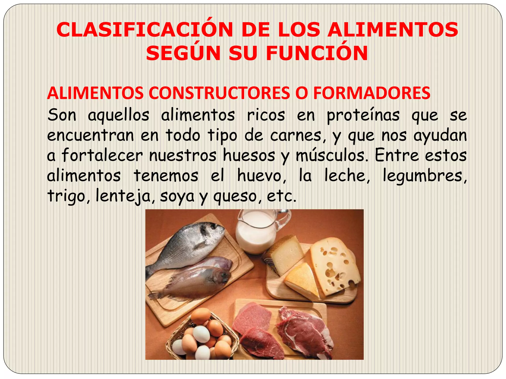 Clasificación de alimentos | PPT