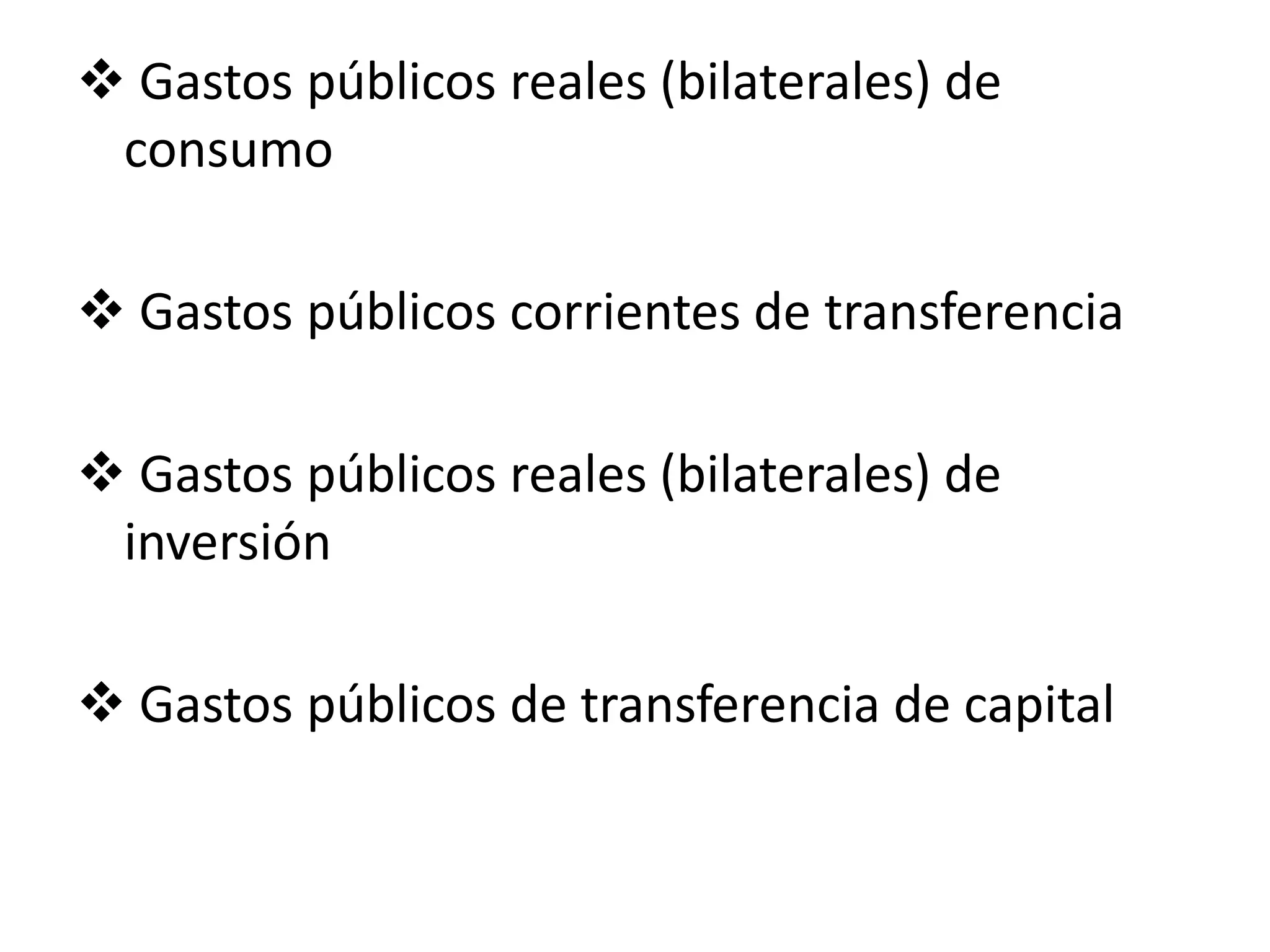 Clasificación de gasto público | PPTX