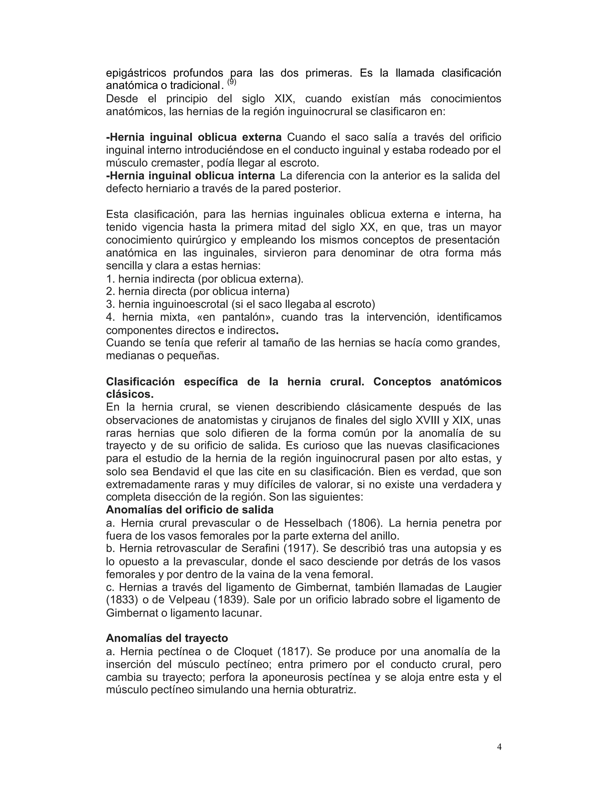 Clasificación de hernias de la pared abdominal | PDF
