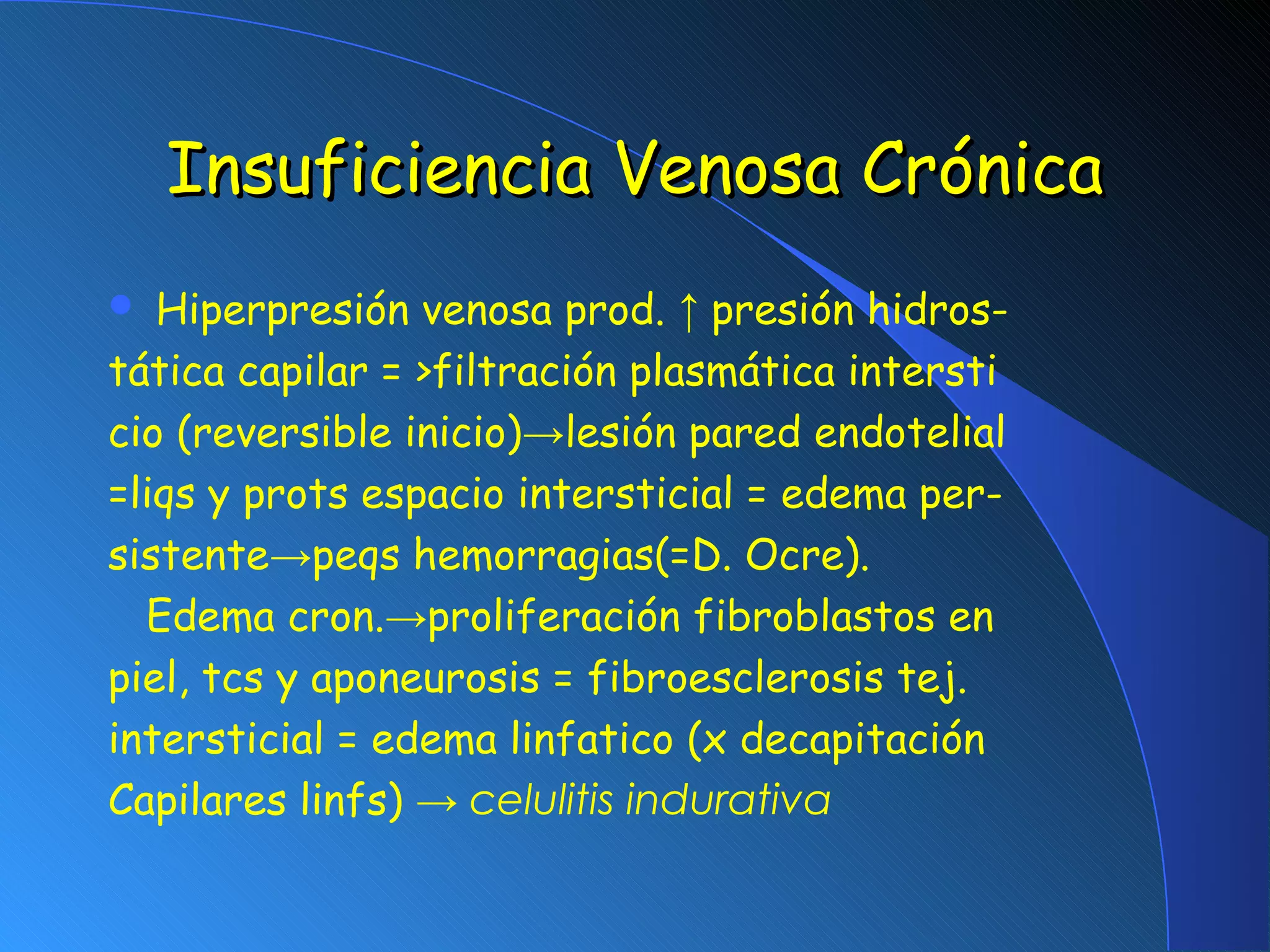 Clasificación de la insuficiencia venosa | PPT | Skin and Dermatology ...