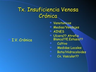 Clasificación de la insuficiencia venosa | PPT