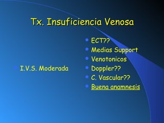 Clasificación de la insuficiencia venosa | PPT