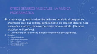 Clasificación de la música. formas musicales | PPTX