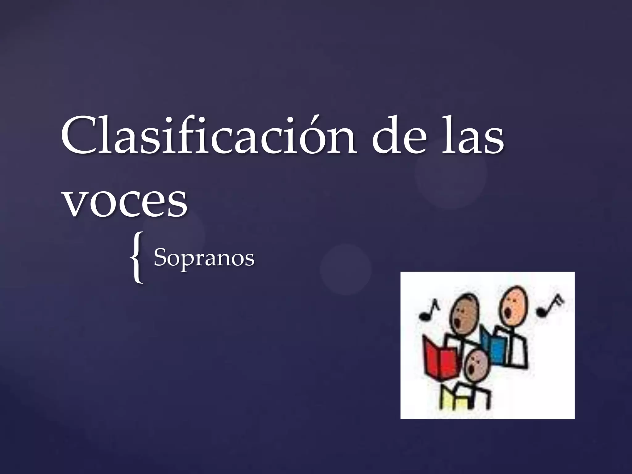 Clasificación de las voces femeninas | PPTX | Musicals | Genres