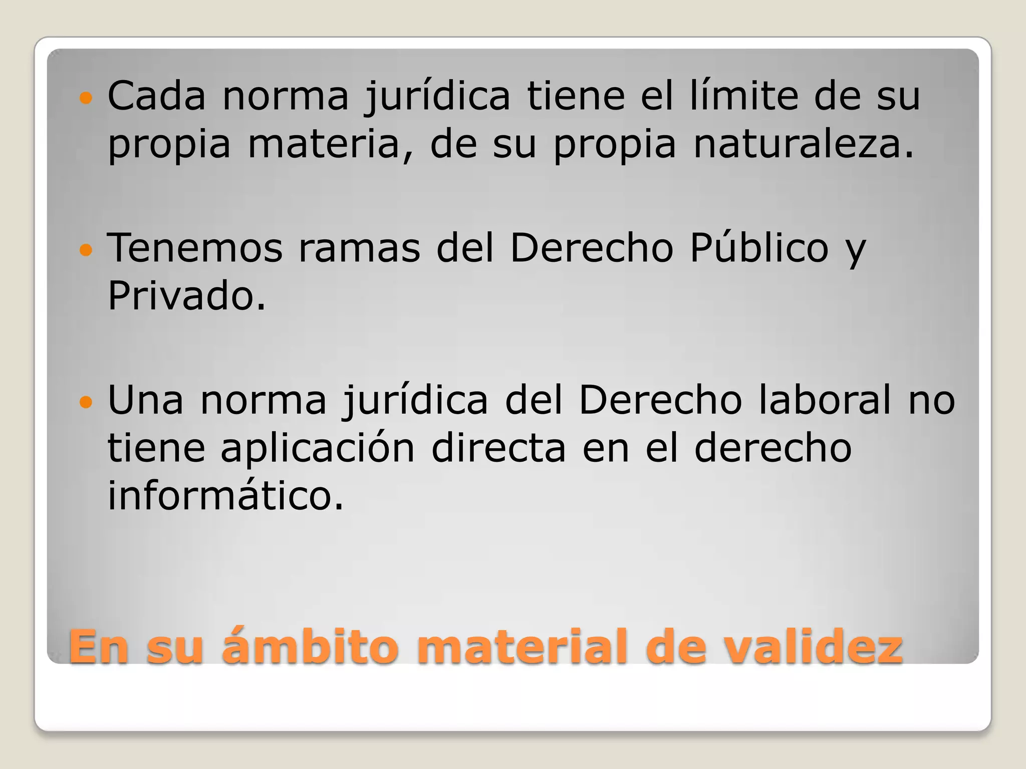 Clasificación del derecho | PPTX