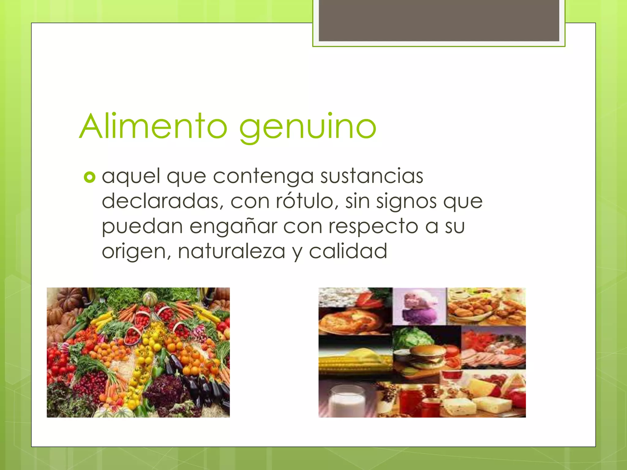 los alimentos | PPT