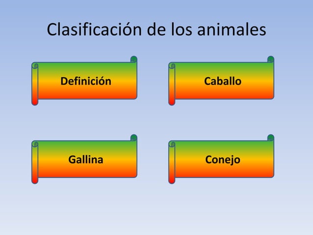 Clasificación de los animales | PPTX