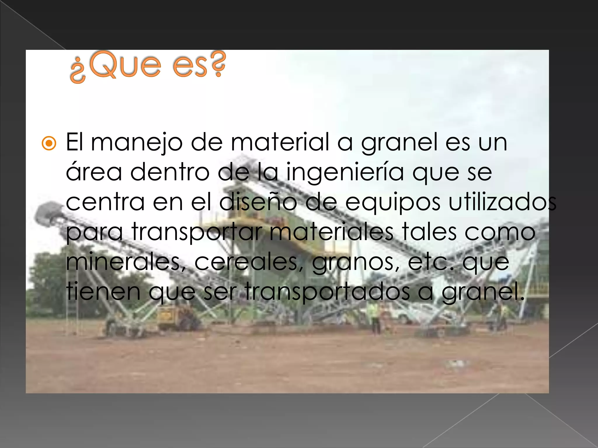 Clasificación de los equipos de manejo de materiales | PPTX | Rail ...