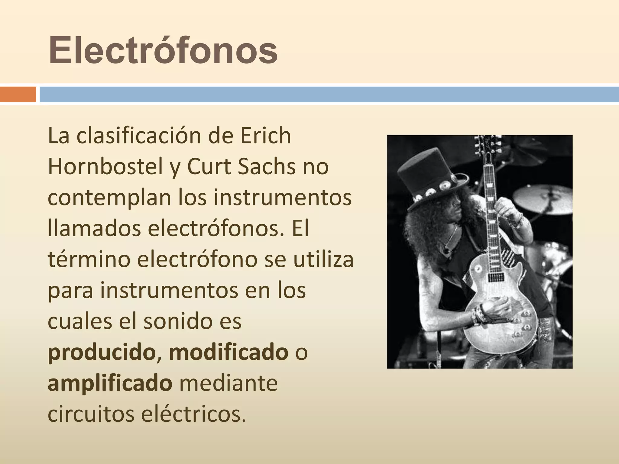 Clasificación de los instrumentos musicales 2012 | PPT