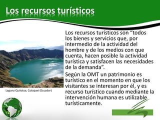 Clasificación de los recursos turísticos | PDF