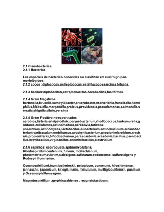 Clasificación de los seres vivos | DOCX
