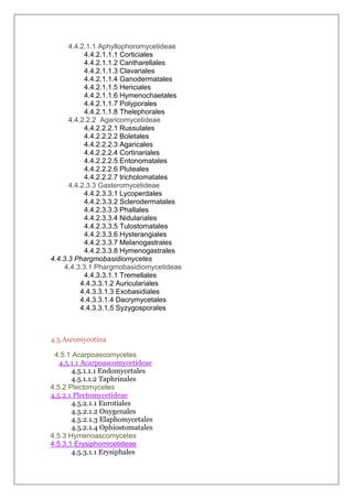 Clasificación de los seres vivos | DOCX
