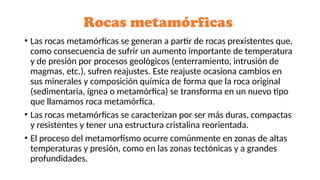 Clasificación y Características de las Rocas: Sedimentarias, Ígneas y ...