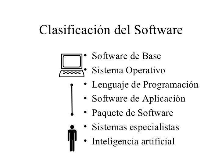 Clasificación de software