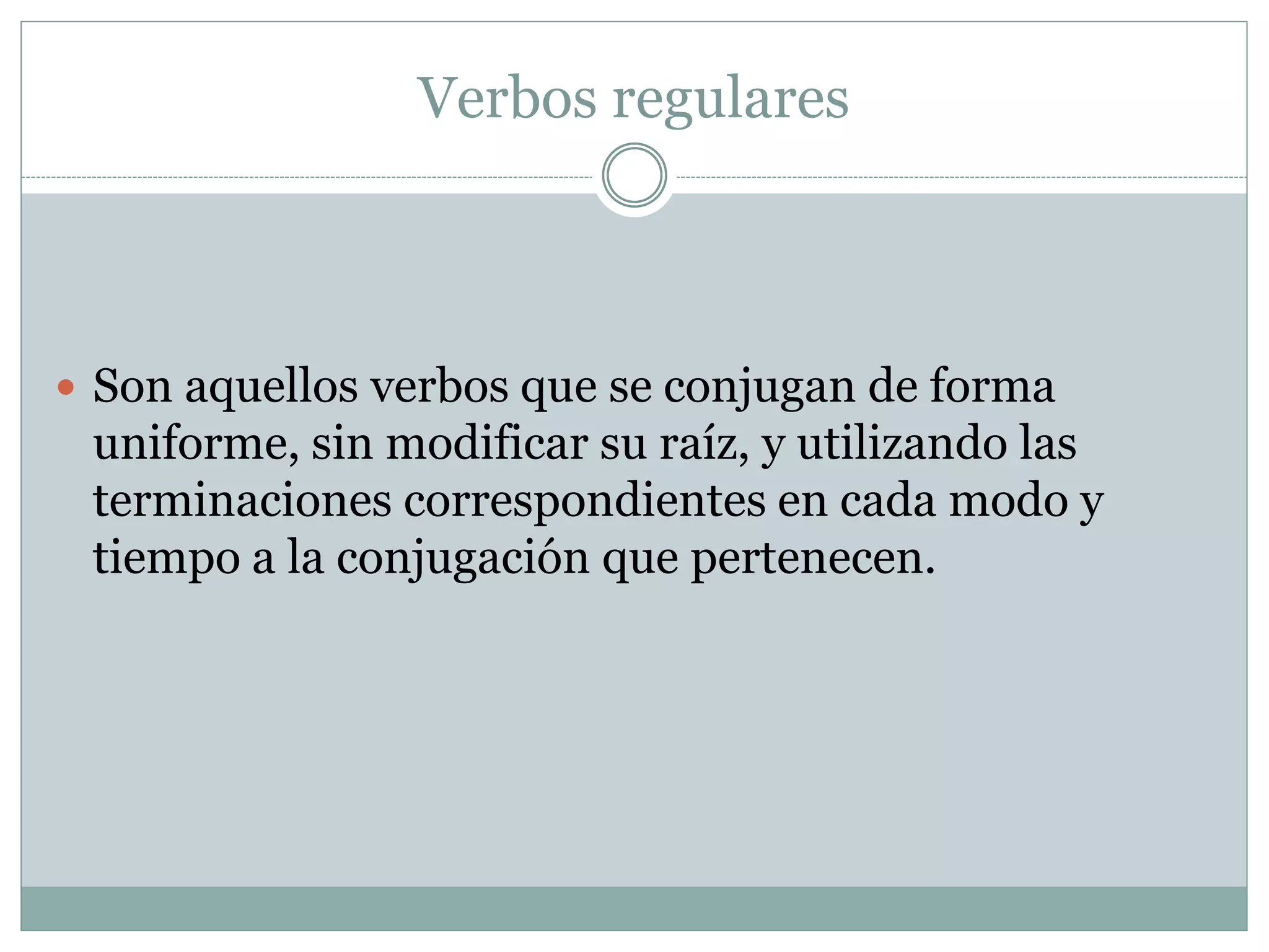 Clasificación de verbos por su flexión | PPTX | Poetry | Books and ...