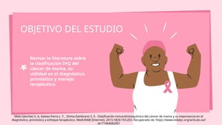 Clasificación inmunohistoquímica del cáncer de mama y su importancia en ...