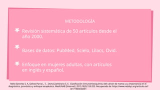 Clasificación inmunohistoquímica del cáncer de mama y su importancia en ...