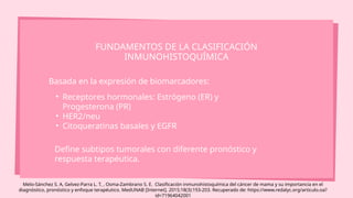 Clasificación inmunohistoquímica del cáncer de mama y su importancia en ...