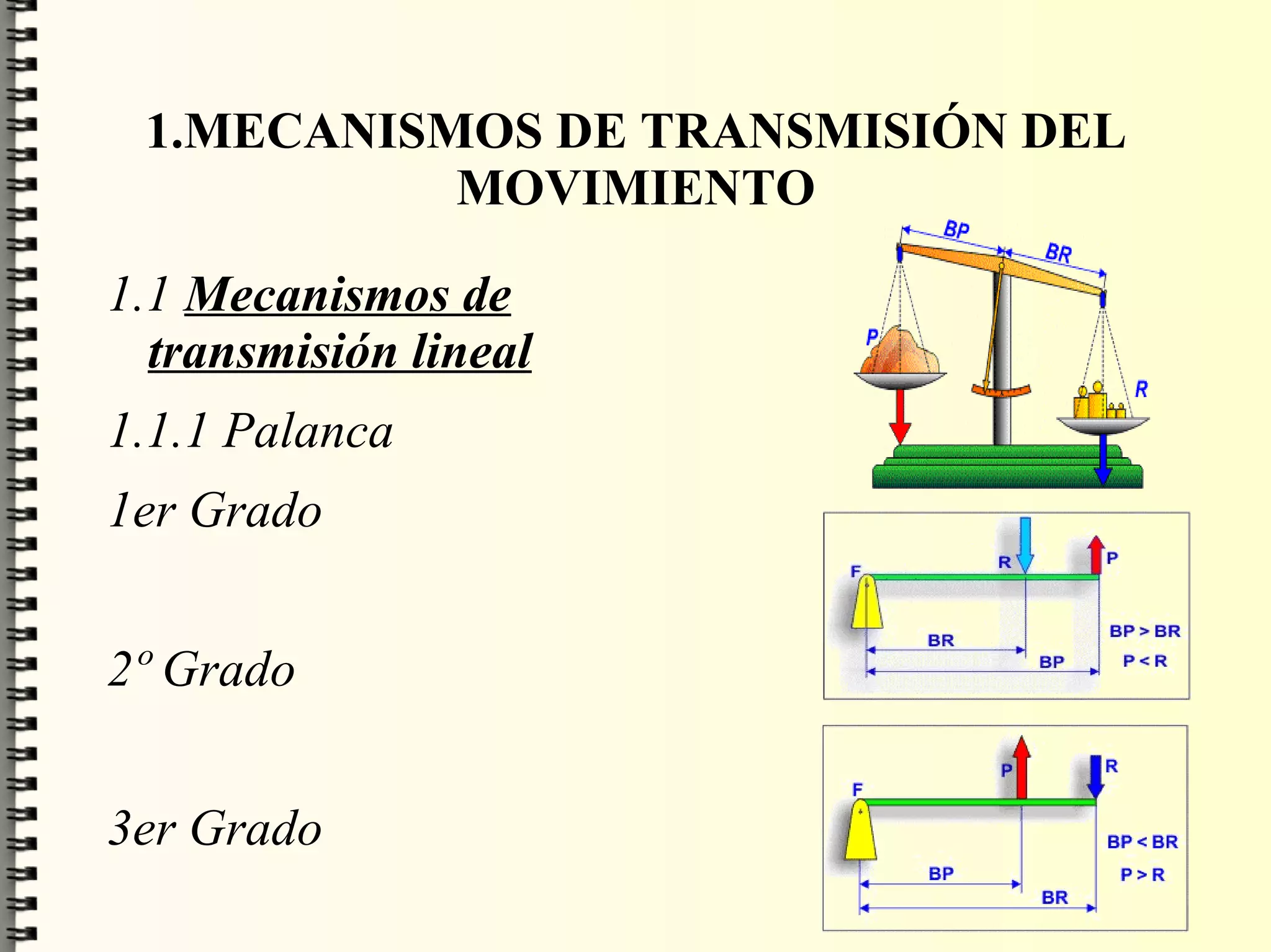 Clasificación mecanismos | ODP